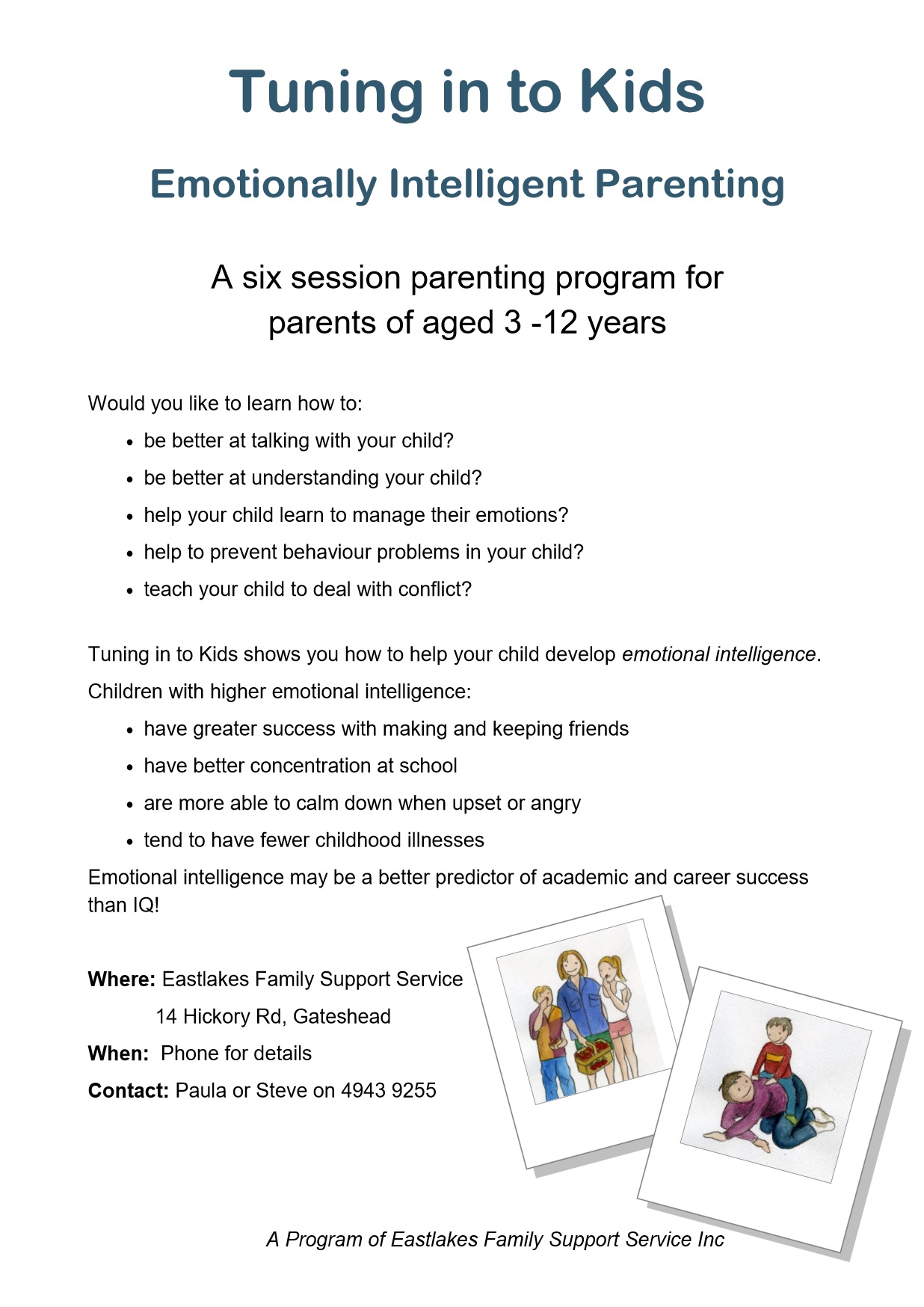 Eastlakes Family Support Service Inc